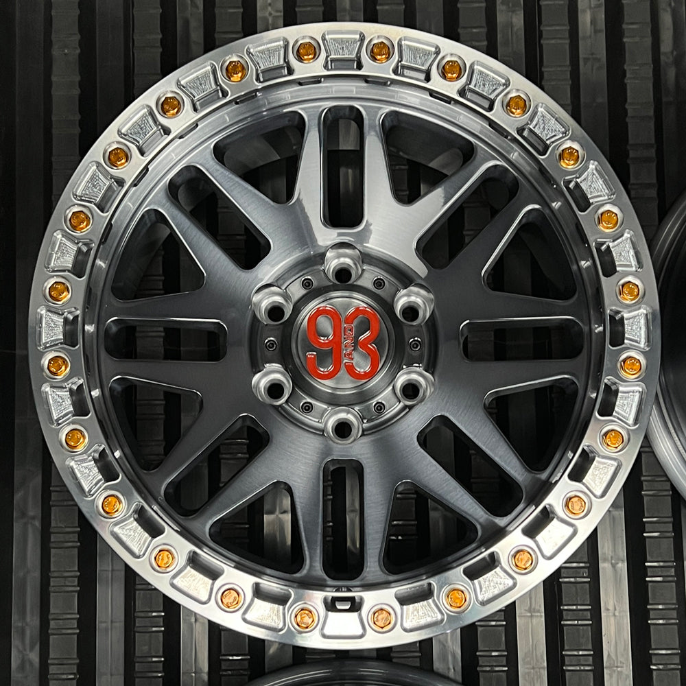 FR-01R Simulated Beadlock w/ Removable Slotted Ring | Gloss Brushed ...