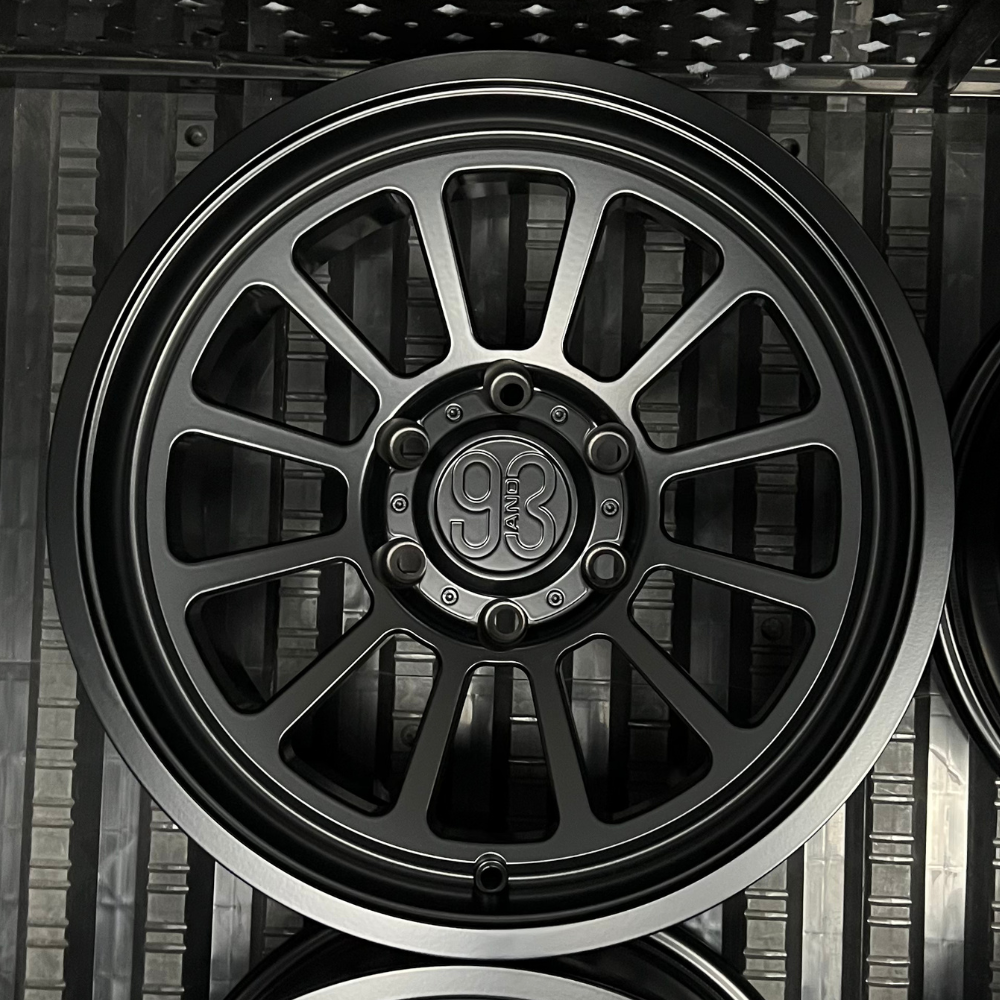 FRS-12 Smooth Lip | Matte Black | 6x135 | 17x8.5, 0mm Offset