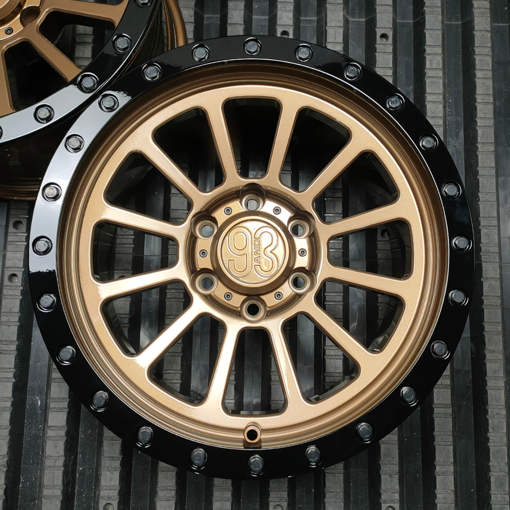 FR-12R Simulated Beadlock w/ Removable Ring | Gloss Bronze w/ Gloss ...